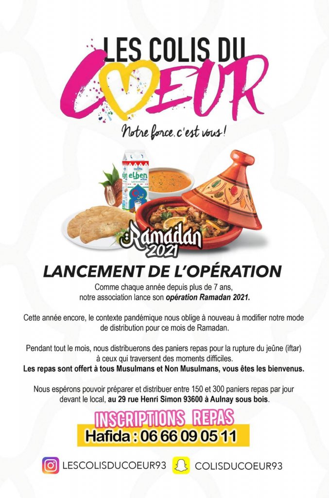 Un repas par jour offert à tous pendant le ramadan — MonAulnay.com ...