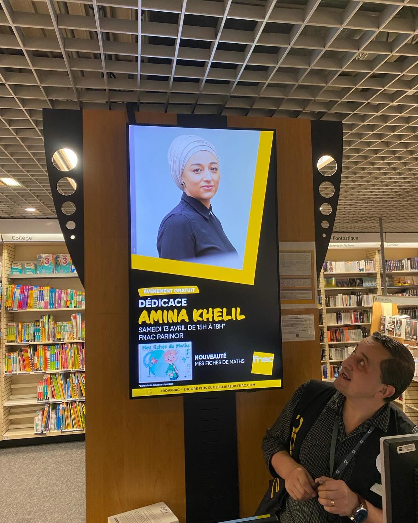 Amina Khelil à la FNAC Parinor samedi 13 avril — MonAulnay.com ...